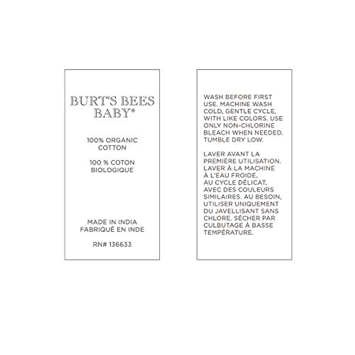 Burt's Bees Baby baby boys Pajamas, Zip-front Non-slip Footed Pjs, Organic Cotton and Toddler Sleepers, Indigo Hello Moon, 18 Months US