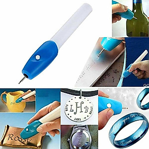 Mini Electric Engraving Pen,Engraver Pen Cordless Electric Precision Etching Engraving Carving Pen Name Writing Carve Tool for DIY Handcraft, Steel, Jewelry, Wood, Glass