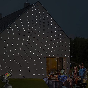 LedMAll Bluetooth Motion Full Spectrum 7 Color White Star Effects Laser Christmas Decorative Lights Remote Control