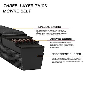 954-04060B 754-04060 Belt for MTD Cub Cadet 96.5" X ½" Kevlar Lawn Mower Deck Belt Fits MTD Cub Cadet 754-04060 754-04060A 954-04060 954-04060A 954-04060B 954-04060C LTX1040 LTX1042 SPM201671081