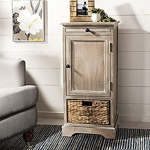 Safavieh American Homes Collection Raven Vintage Grey Tall Storage Unit