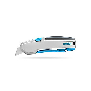Martor 625001 Secupro Automatic Retractable Safety Knife, Standard, Gray