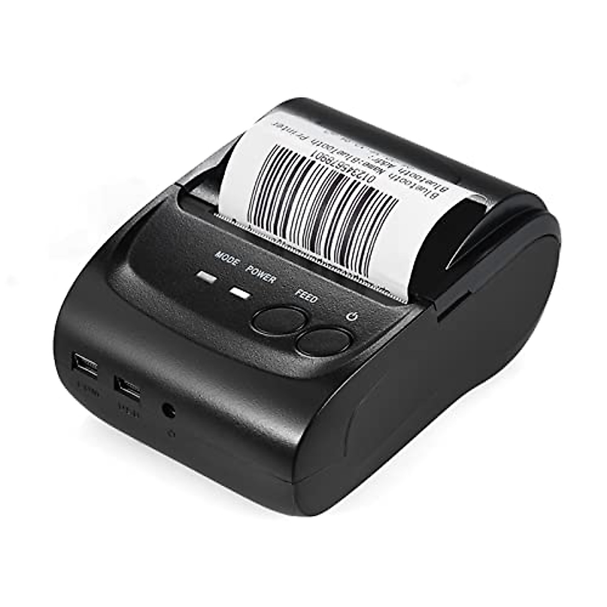 LAOJIA POS-5802DD Mini Portable Wireless USB Thermal Printer Receipt Ticket POS Printing for iOS Android Windows