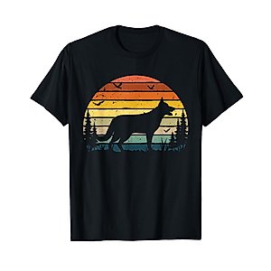 German Shepherd Vintage Retro Mom Dad Dog Pet Lover Gift T-Shirt