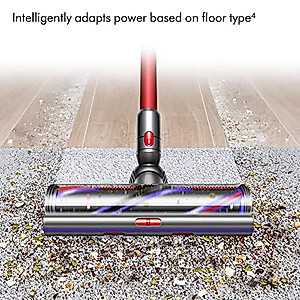 Dyson Outsize Cordless Vacuum Cleaner, Nickel/Red, Extra Large