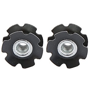 23.6mm Aluminum Alloy Headset Nut Bike Front Fork Headset Star Nut Cycling Accessory for Mountain Bike Road Bike and Spare Parts