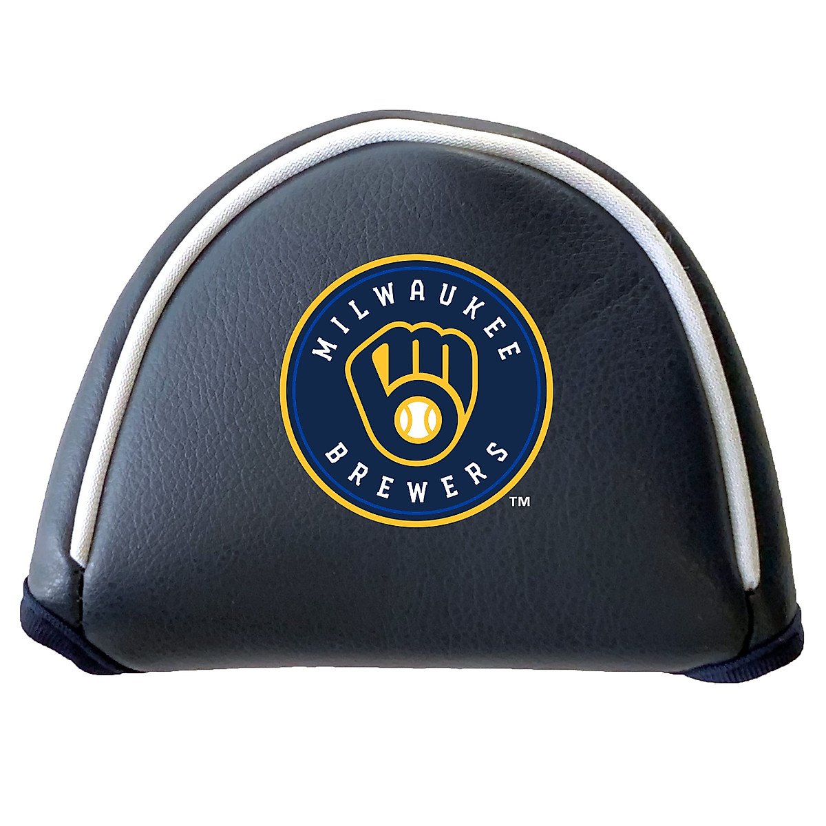 Team Golf MLB MILWAUKEE BREWERS Putter Cover - Mallet (Color) - Printed Team Golf MLB Putter Cover - Mallet Printed, Fits Most Mallet Putters, Easily Slips on and Secures with Velcro Closure
