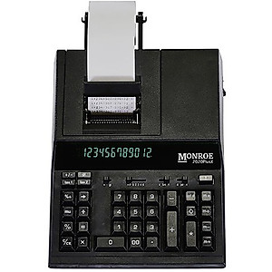 Monroe 2020PlusX Medium Duty Printing Calculator for Accounting and Purchasing Professionals