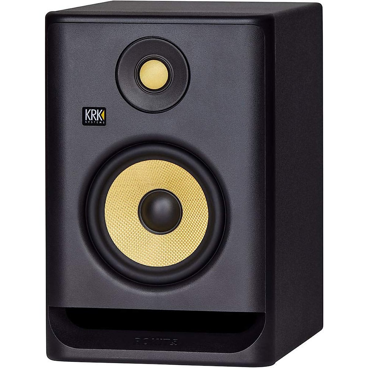 KRK ROKIT 5 G4 5" 2-Way Studio Monitor (Pair) Bundle with Mackie Big Knob Monitor Controller, 2x Pads 2x TRS-XLR Cable