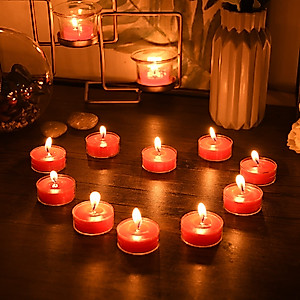 Jeco Inc. 12pk Cinnamon Cide Red TeaLight Candles