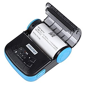 Mini USB Wireless Thermal Bill Printer, 80mm Portable Thermal Receipt Printer for/Android, Widely Used in Supermarkets, Shopping Malls, Restaurants(US)