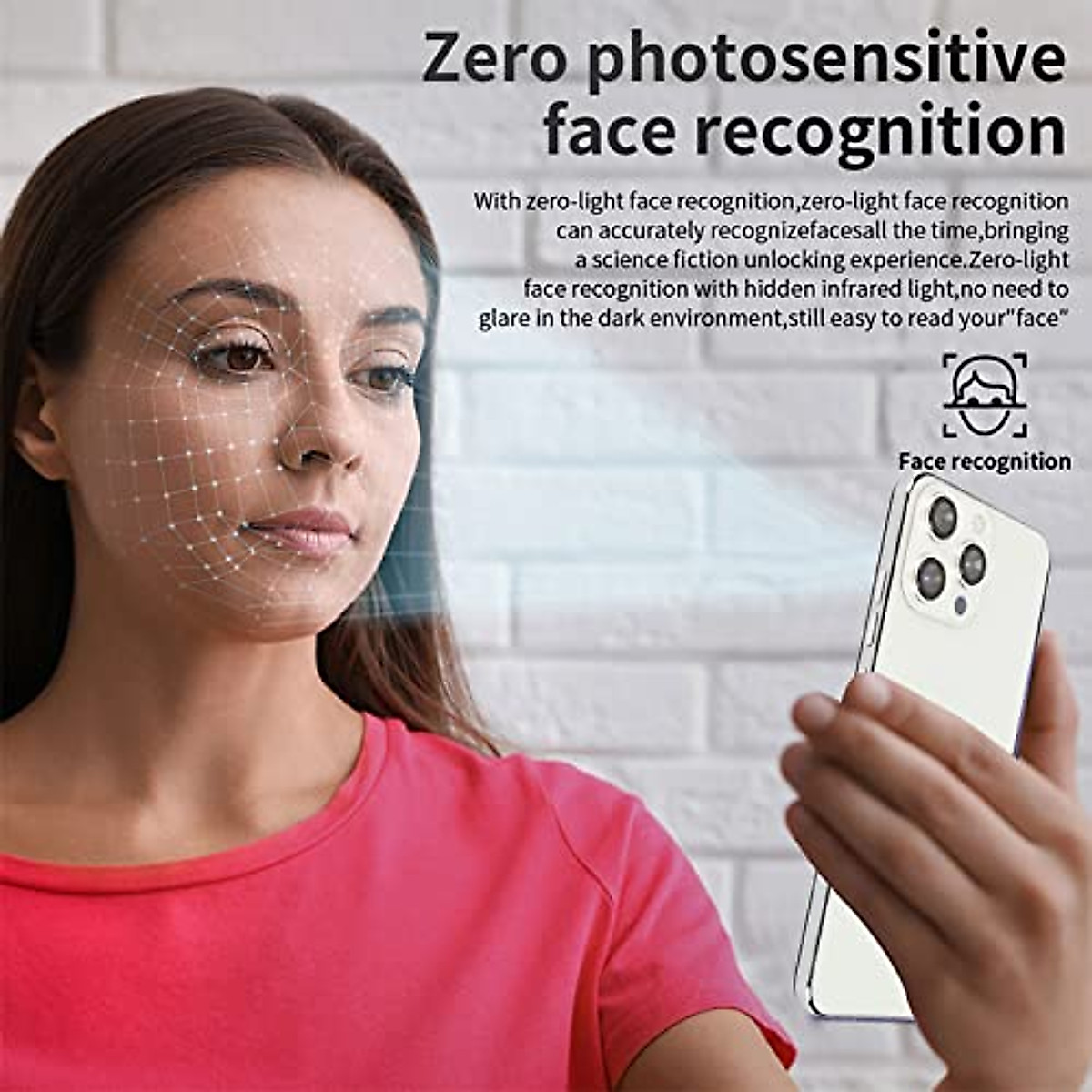 4G LTE Smartphone, Unlocked Cellphone for Android 12 6.6in Touch Screen Mobile Phone Support Face Recognition, Dual Card Dual Standby, Ten Core CPU, HD Camera, 7000mAh (White)