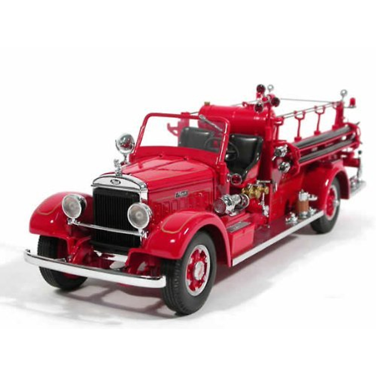 1935 Mack Type 75BX Fire Engine diecast model truck 1:24 scale die cast by Signature Yat Ming - 20098