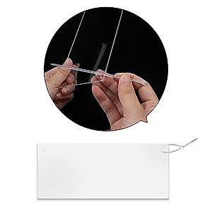 8 PCS Pet Cage Liner 14.2 x 5.5 Inch Clear Cage Sheet Urine Guard Side Lining Guinea Pig Side Lining with Holes Zip Ties Chinchilla Cage Accessories for Hedgehog Hamster Rabbit and Other Small Animals