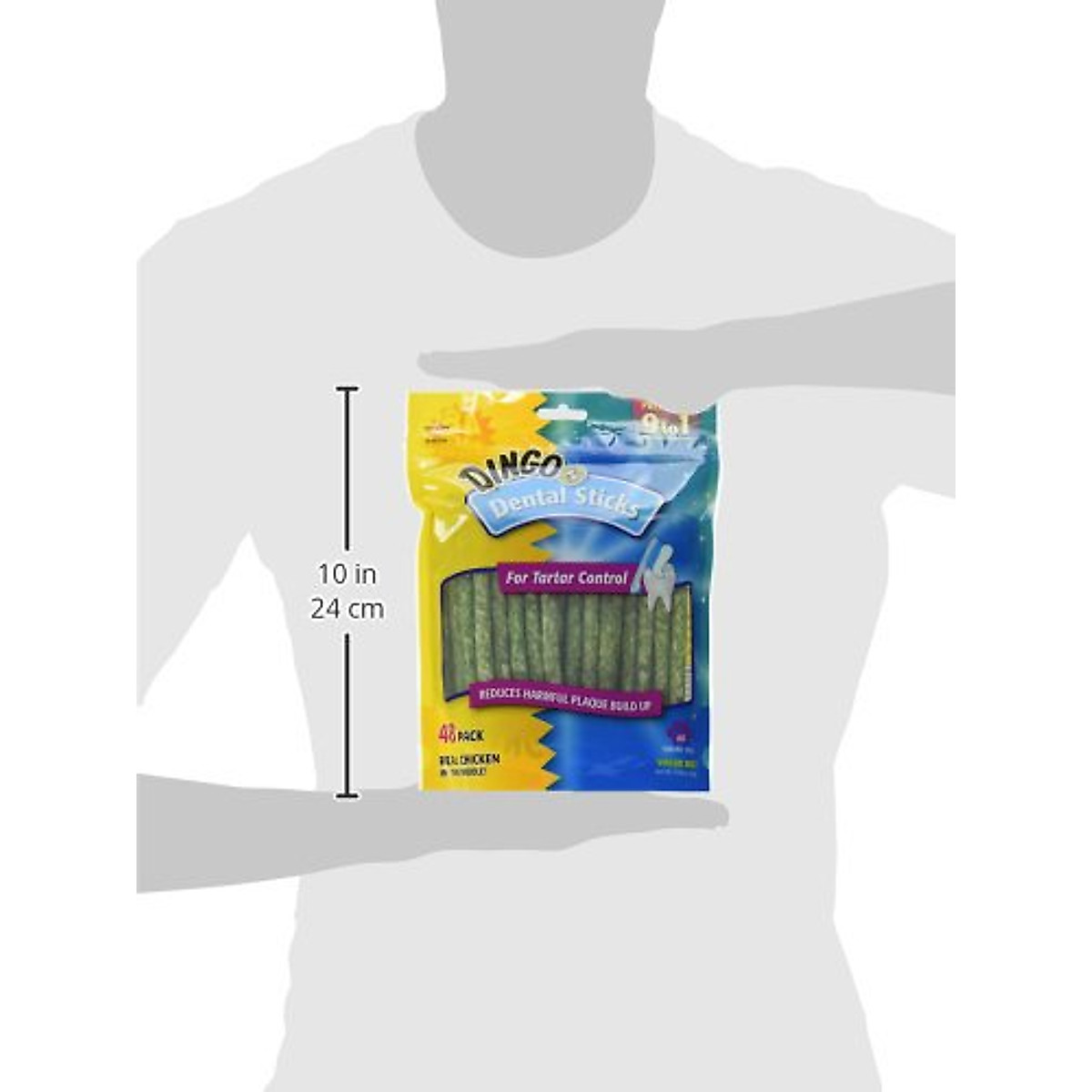 Dingo Tartar And Breath Dental Sticks For All Dogs, 48-Count