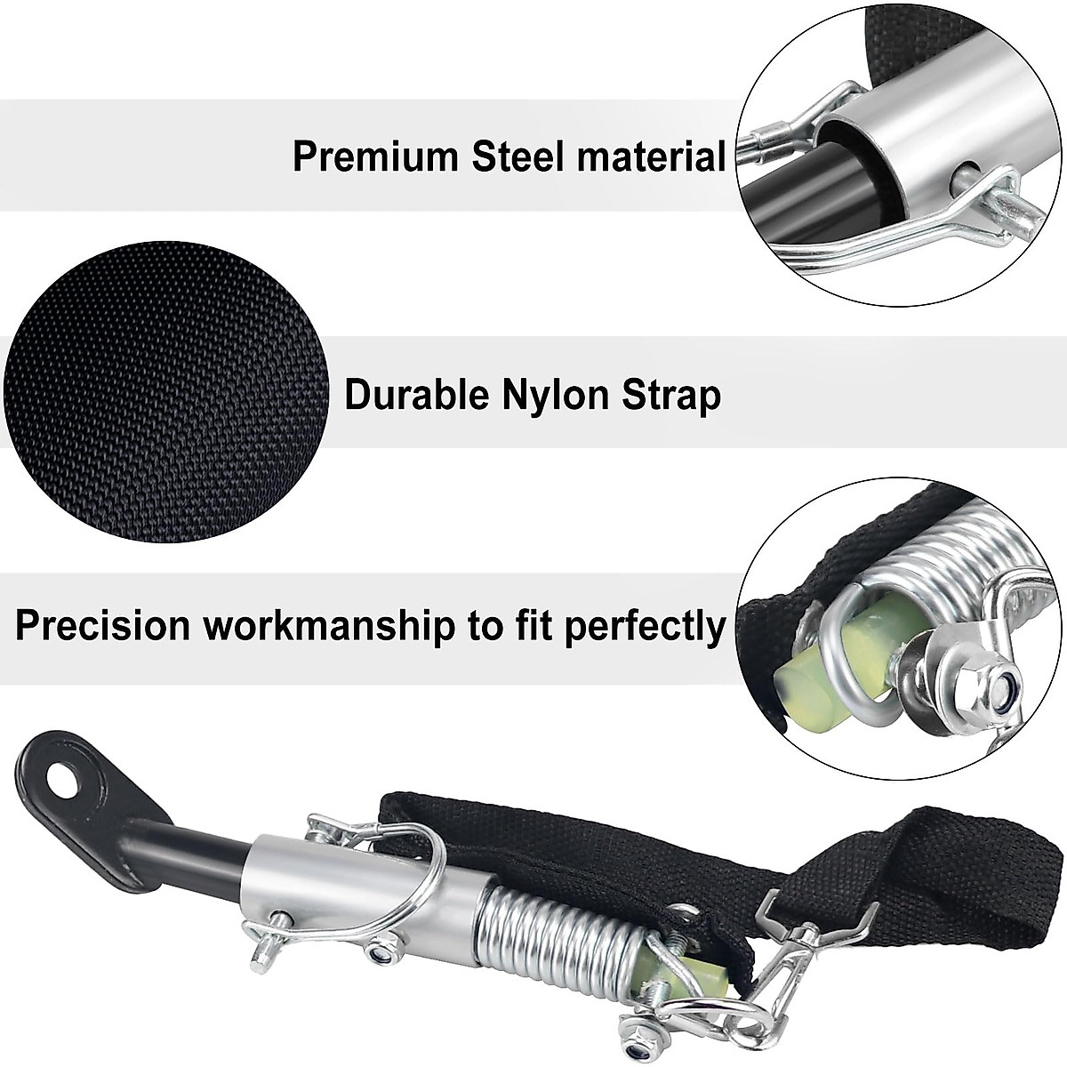 Bike Trailer Coupler Trailer Hitch Connector Axle Hitch Universal Fit for Child Pet Cargo Bike Trailers,Black Adapter Accessories by Sikawai