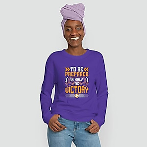 Volleyball Gift for Lovers Be Prepared for Victory Black and Muticolor Unisex Long Sleeve T Shirt