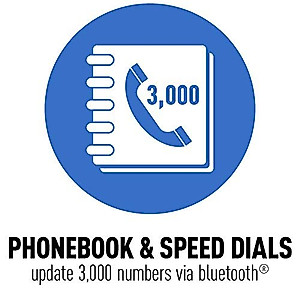 Panasonic 2-Line Corded/Cordless Phone System with 1 Handset - Answering Machine, Link2Cell, 3-Way Conference, Call Block, Long Range DECT 6.0, Bluetooth - KX-TG9581B (Black)