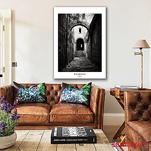 RAXES 8x10 Of Ravenna Italy Black And White Analogue Photography 4 Living bedroom office decoration children room printed photo paper poster