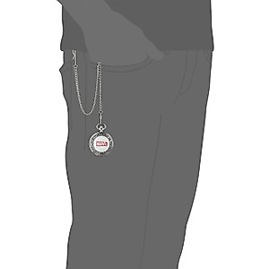 Marvel Men's Captain America W001741 Analog-Quartz Pocket Watch