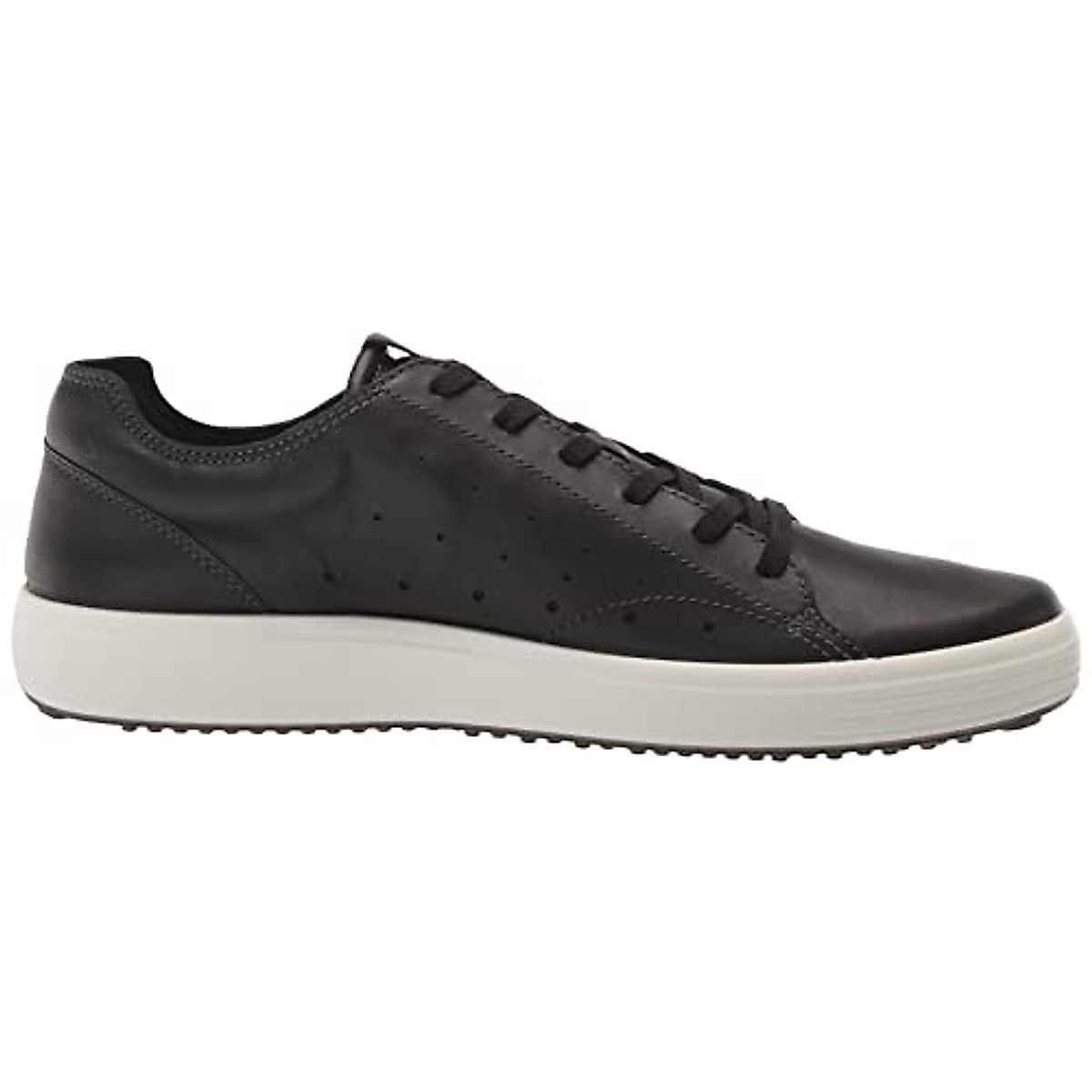 ECCO Men's Soft 7 Cloud Sneaker, Black, 8-8.5