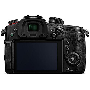 Panasonic Lumix DC-GH5S Mirrorless Digital Camera (DC-GH5S) - Bundle - with LED Video Light + Soft Bag + 12 Inch Flexible Tripod + Cleaning Set