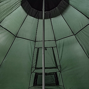 BaiYouDa BaiYouDa 3-4 Person Family Camping Teepee Tent Outdoor Rainproof Waterproof Suitable for Camping Hiking Holidays