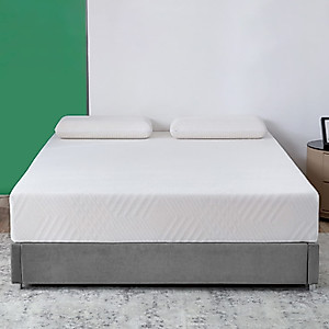 Twin Size Mattress in a Box, 10 inch Bed Mattresses, Cooling Gel Green Tea Memory Foam, Medium Firm