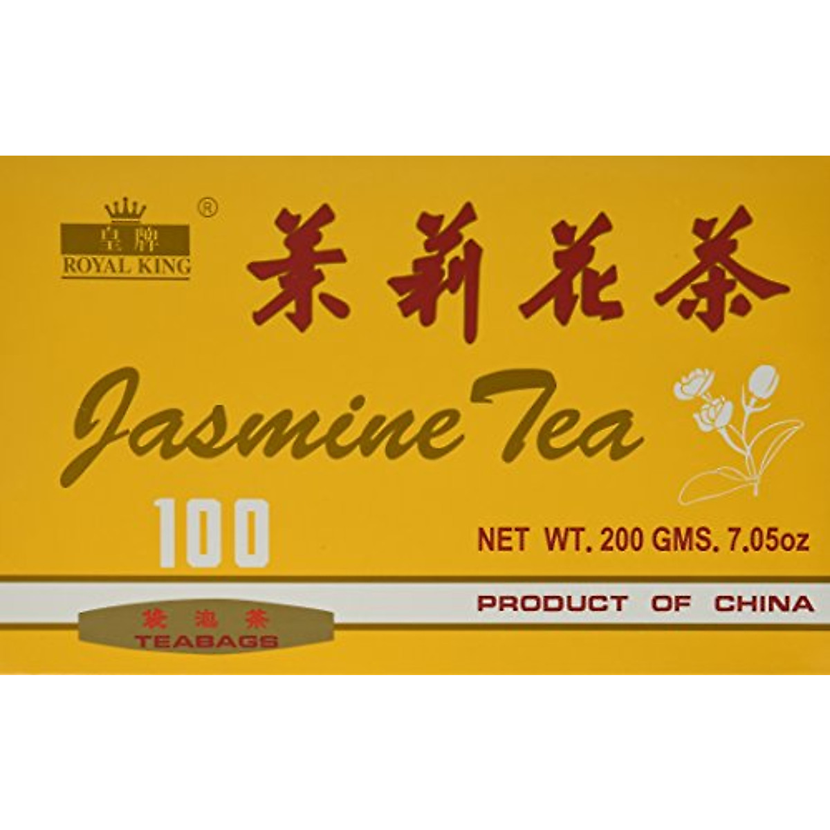 Royal King Jasmine Tea - 100 Tea Bags