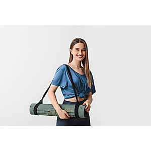 Peaceful Mountain SatoriConcept Cork Yoga Mat with Strap,100% Eco Friendly Cork & Rubber, Lightweight with Perfect Size (72”x24”) and 4mm Thick, Sweat-Resistant, Innovative Exercise Mat for Hot Yoga