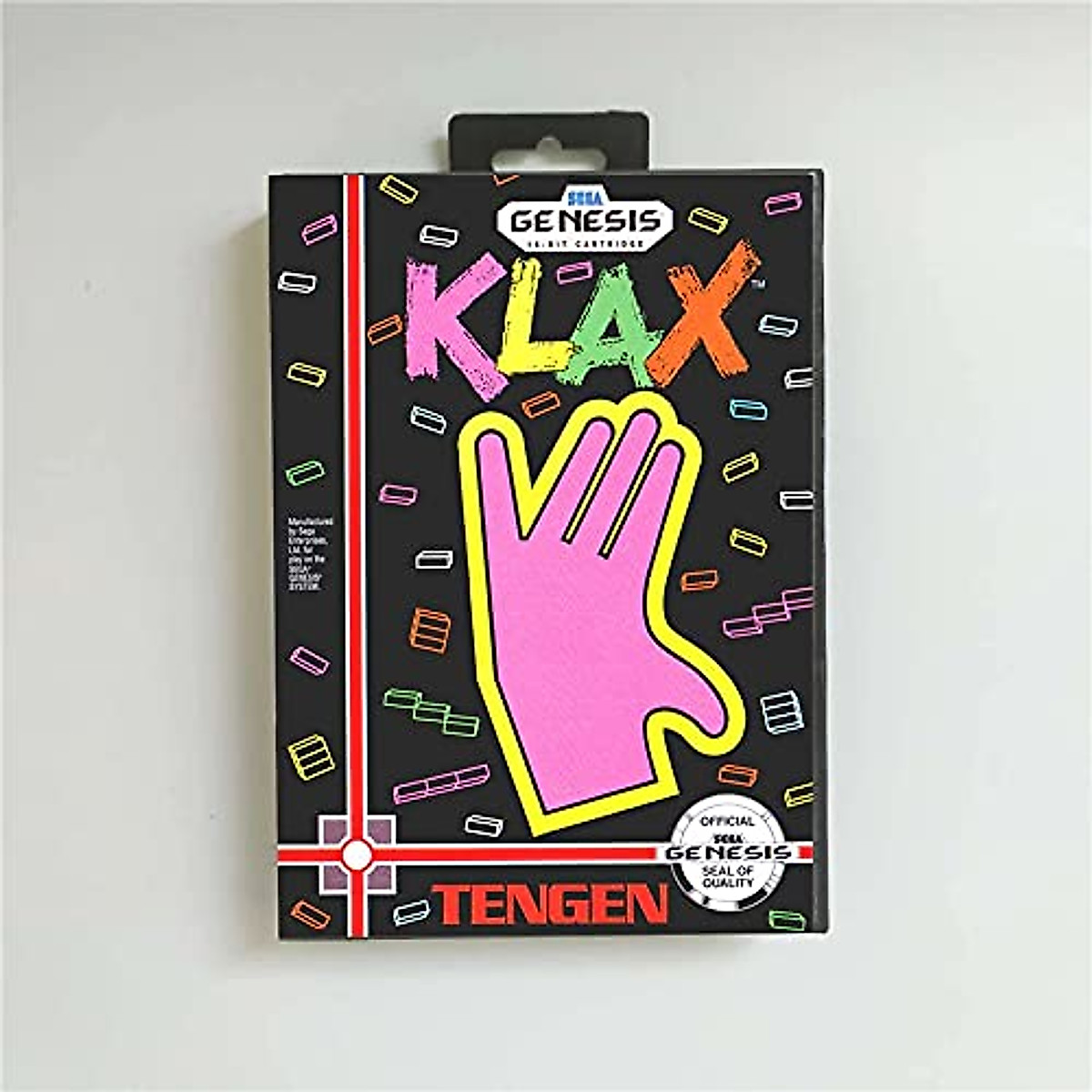 Lksya Klax - USA Cover With Retail Box 16 Bit MD Game Card for Sega Megadrive Genesis Video Game Console (Japan Shell)