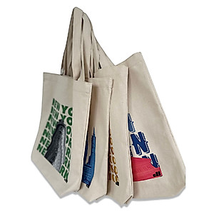 ODD Story Canvas Tote Bag for Women, Shoulder Laptop Bag for Work, Aesthetic Tote Bag for Everyday, Reusable Shopping Bag