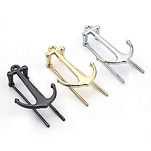 Creative Anchor Bookmark for Reading Hands Free Metal Bookmark Page Holder Book Holder Students Teachers Graduation Gifts School Office Supplies (Rose)