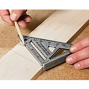 Swanson Tool Co Value Pack Includes 4 1/2 Inch Speed Trim Square and 6" Combination Square