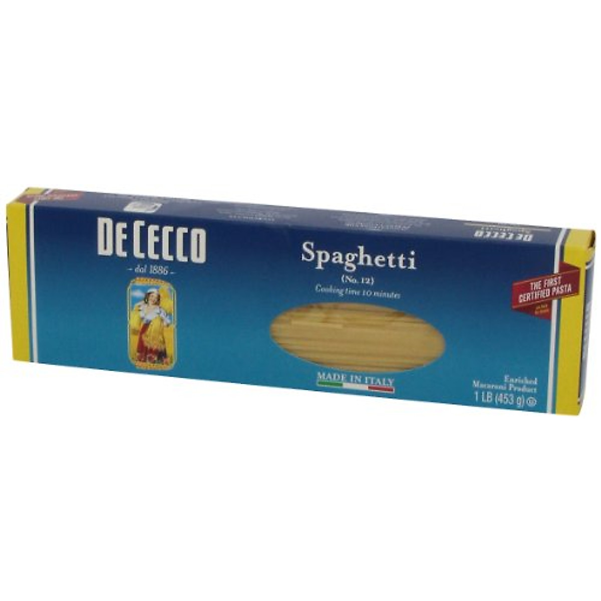 De Cecco Enriched Macaroni Product - Spaghetti Pasta (16 oz ea)