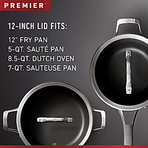 Calphalon Premier 10-Inch and 12-Inch Glass Lid Combo