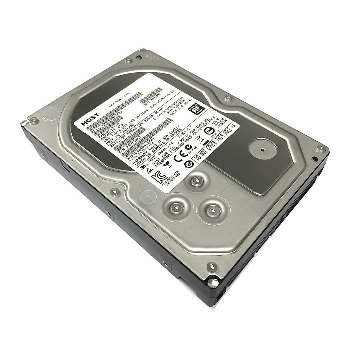 HGST Ultrastar 3TB 7200 RPM 64MB Cache SATA III 6.0Gb/s 3.5in Internal Hard Drive for NAS, RAID, Surveillance Storage -HUA723030ALA640 (Renewed) w/3 Year Warranty