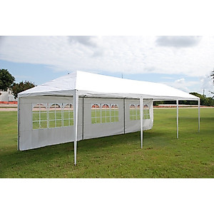 DELTA Canopies 10'x30'/12'x30'/15'x30' PE Wedding Party Tent Gazebo (10'x30' PE Tent)