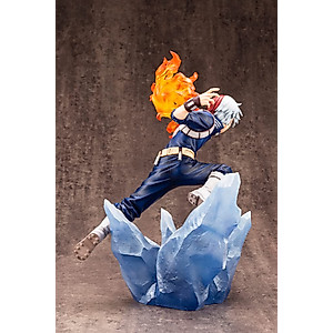 Kotobukiya My Hero Academia: Shoto Todoroki (Version 2) ARTFX J Statue, Multicolor