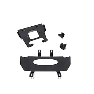 SuperATV.com Heavy Duty Winch Mounting Plate for 2019-2023 Polaris RZR XP 1000 / XP 4 1000 | Made with 3/16" Steel Plating|Dual Mounting Bolt Patterns| Compatible with Many OEM and Aftermarket Winches