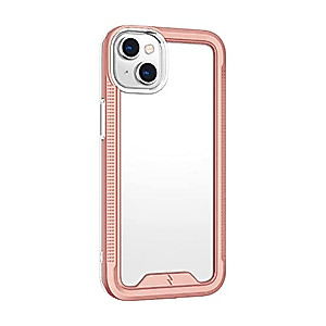 Zizo ION Series for iPhone 14 (6.1) Case - Military Grade Drop Tested with Tempered Glass Screen Protector - Rose Gold