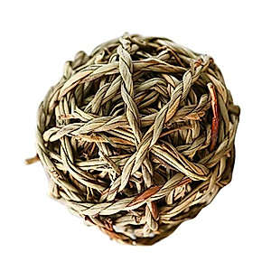 balacoo 1pc Pigs Weave Woven Throw Rabbits Round Chew Rattan for Seagrass Pet Molar Bite Hamster Ball Straw Animal Play Activity Small Parrot Grass Parrots Guinea Bunny Natural Pets