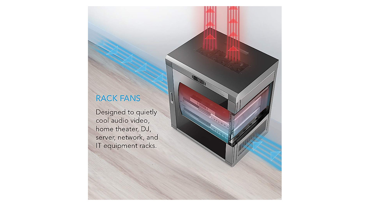 AC Infinity Rack Roof Fan Kit - Quiet Dual Fans with Speed Controller