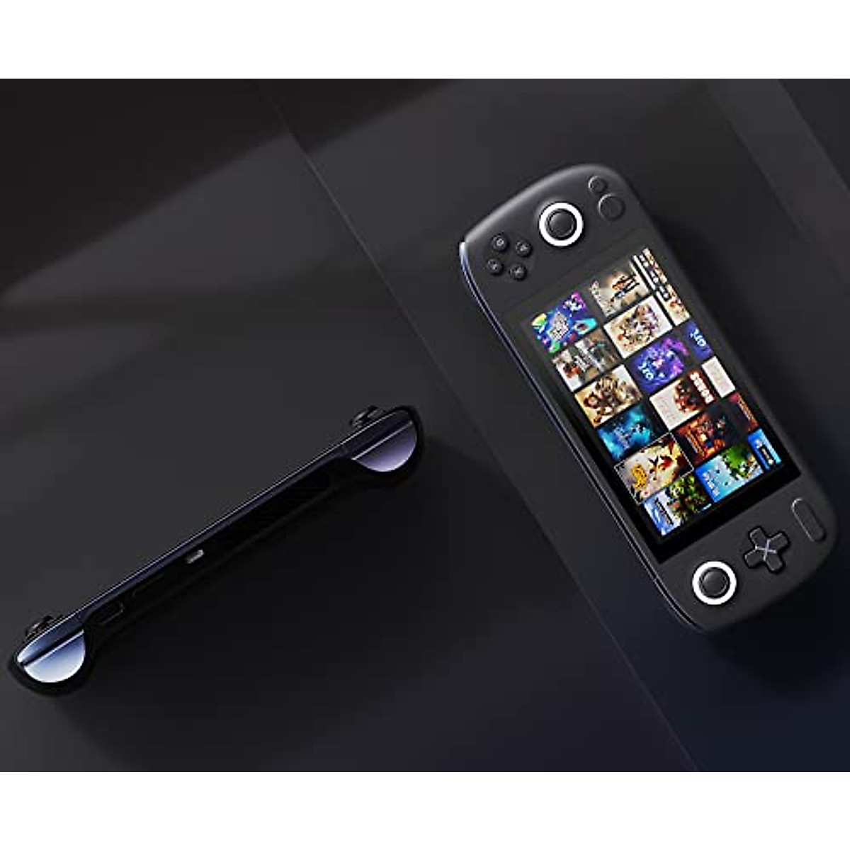 AYANEO Air PRO (AMD R5-5560U)- 5.5 Inches OLED Handheld PC Game Console Win 11 Laptop Touch Screen Video Game Console, CPU AMD Ryzen 5 5560U Processor Tablet PC,16GB RAM, 512GB Storage (Polar Black)