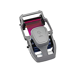 Zebra ZC100 LT ID Card Printer - Complete Supplies Package with CloudBadging Software, Blank Cards, and Ribbon