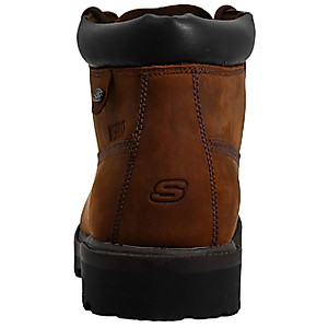 Skechers Men's Verdict Boot, Dark Brown, 9.5 Wide