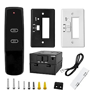 Upgrade Gas Fireplace Remote Switch System Kit for Standard Millivolt Valve Appliances,Compatible with Skytech,Majestic,Ambient,Empire,Monessen,Vermont Fireplaces,and Other Fireplaces,5 Year Warranty