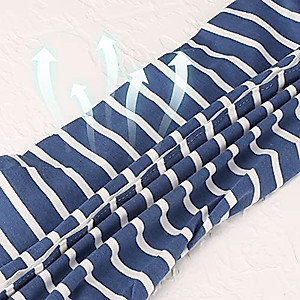 Surgical Recovery Suit for Dogs, Dog Vest to Keep Dog from Licking Abdominal Wound Protector, Pet Neck Collar Alternative (XL,Blue Stripe)