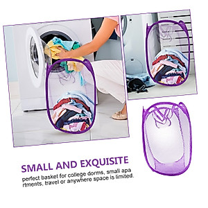 OFFSCH 2Pcs Foldable Laundry Mesh Screen Laundry Storage Pouches for Home Use Ideal for Organizing and Protecting Clothes During Washing