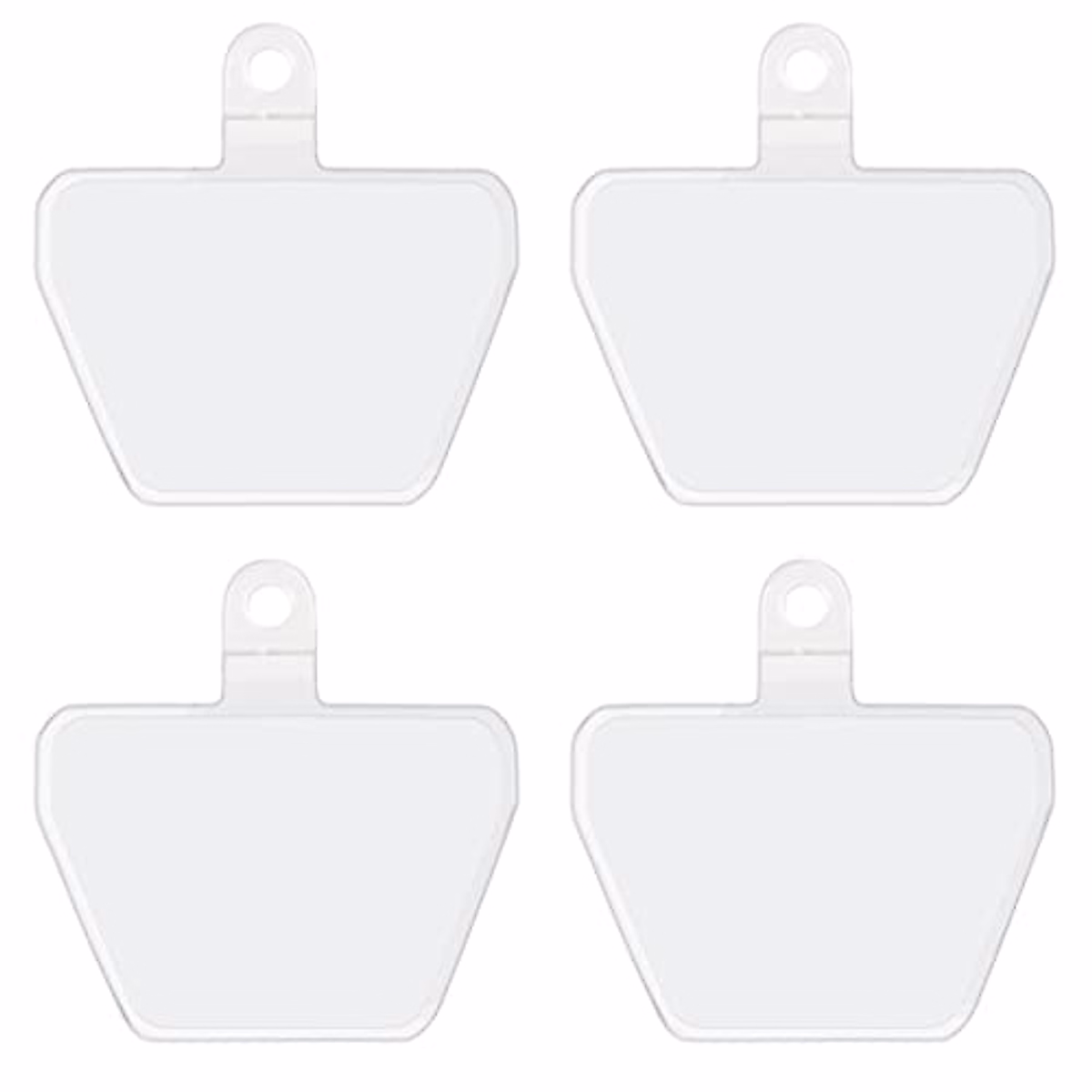 COCASES 4 Pack Phone Tether Tab, Phone Strap Connector for Cell Phone Safety Lanyard Patch (White x4)